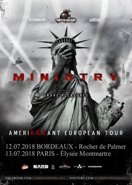 Prémo | Ministry : deux concerts supplémentaires en France | Prémonition